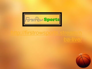 Basketball live streaming events schedule | PPT
