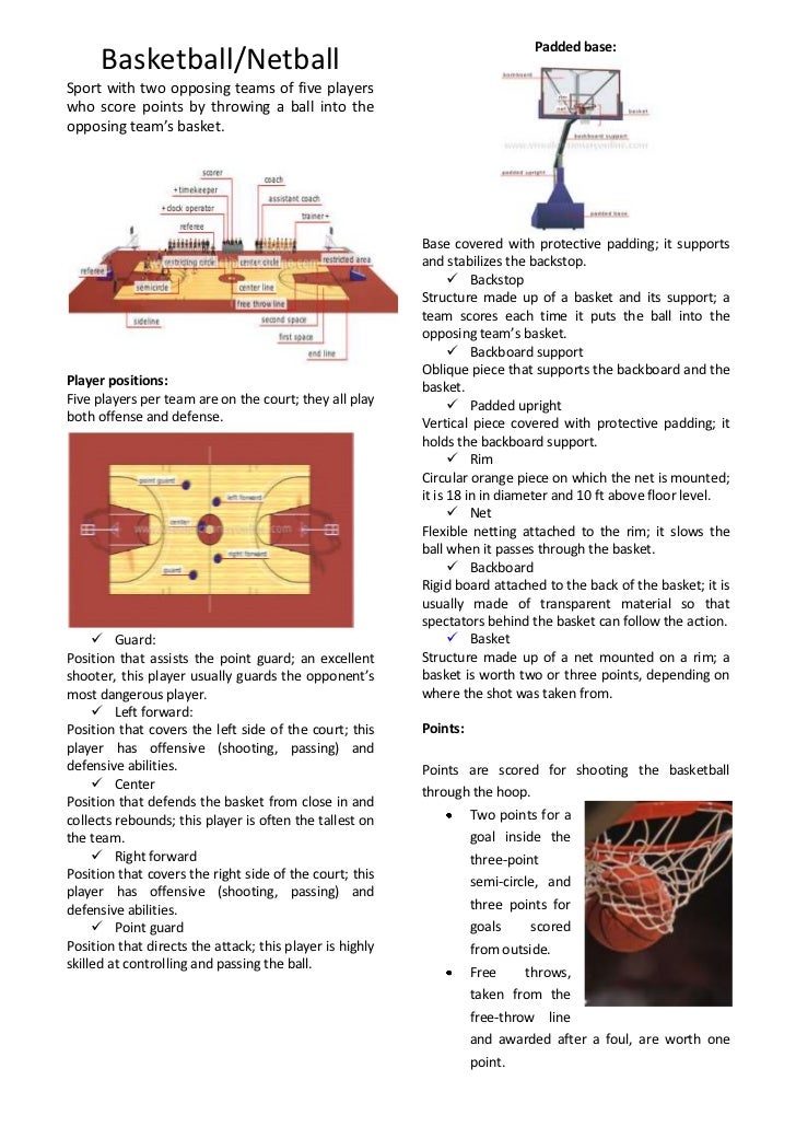 Basketball & Netball New