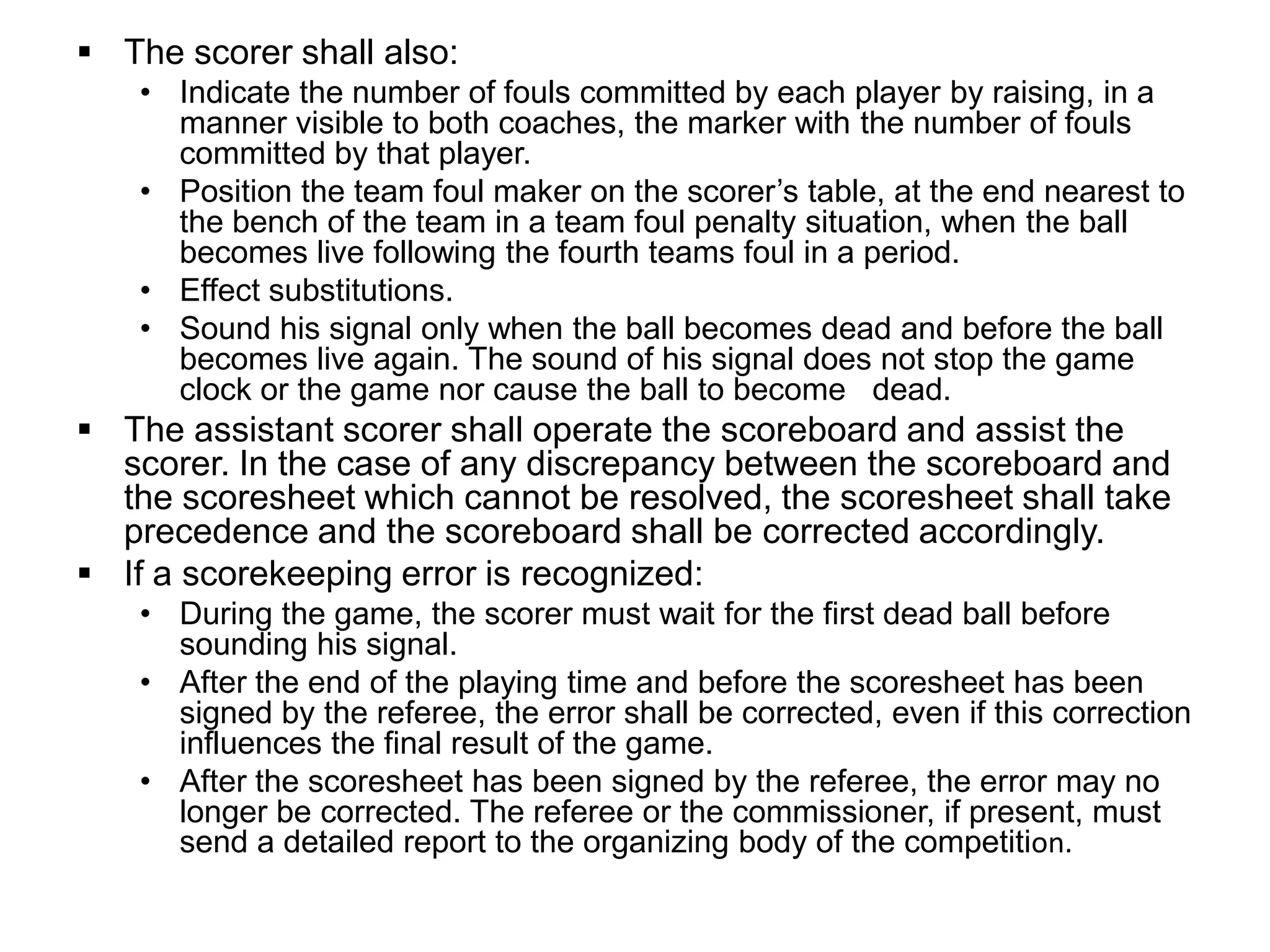 Basketball officials | PPTX