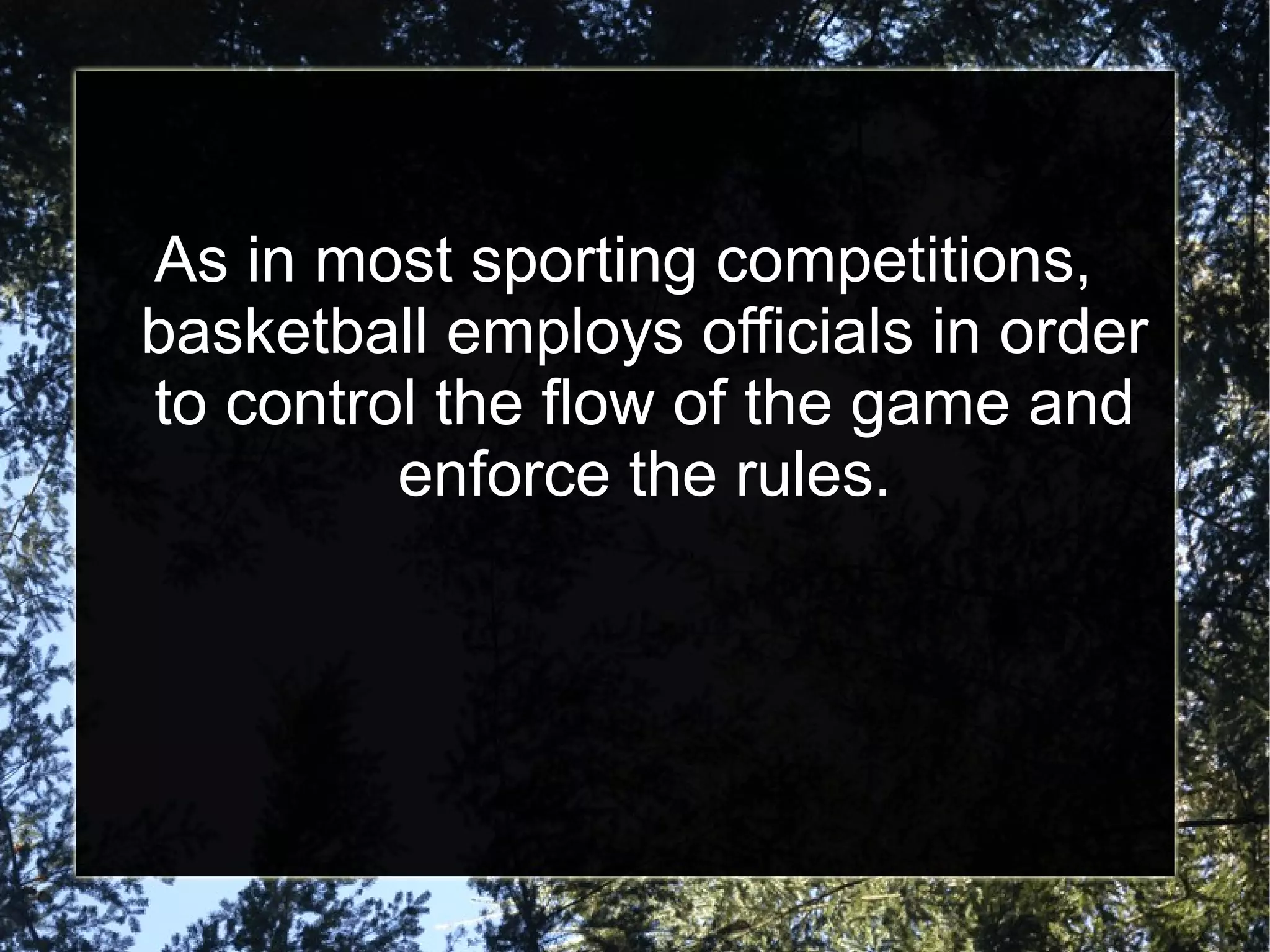 Basketball officials duties and rules | PPT