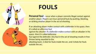 Basketball PPT.ppt rules and regulations | PPTX