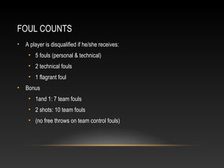 Basketball rules 2014 | PPT
