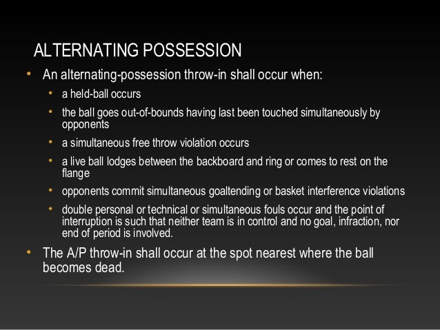 Basketball rules 2014