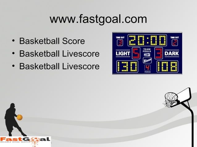 Basketball score | PPT