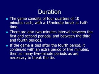 Basketball simple rules | PPTX