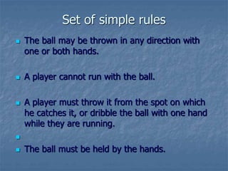 Basketball simple rules | PPTX