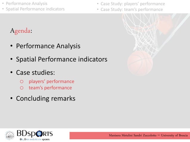 BASKETBALL SPATIAL PERFORMANCE INDICATORS | PDF