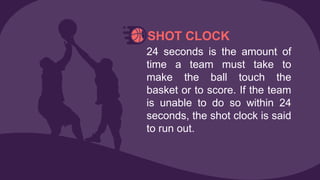 BASKETBALL TERMENOLOGIES.pptx | Basketball | Sports