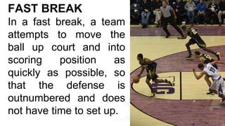 BASKETBALL TERMENOLOGIES.pptx | Basketball | Sports