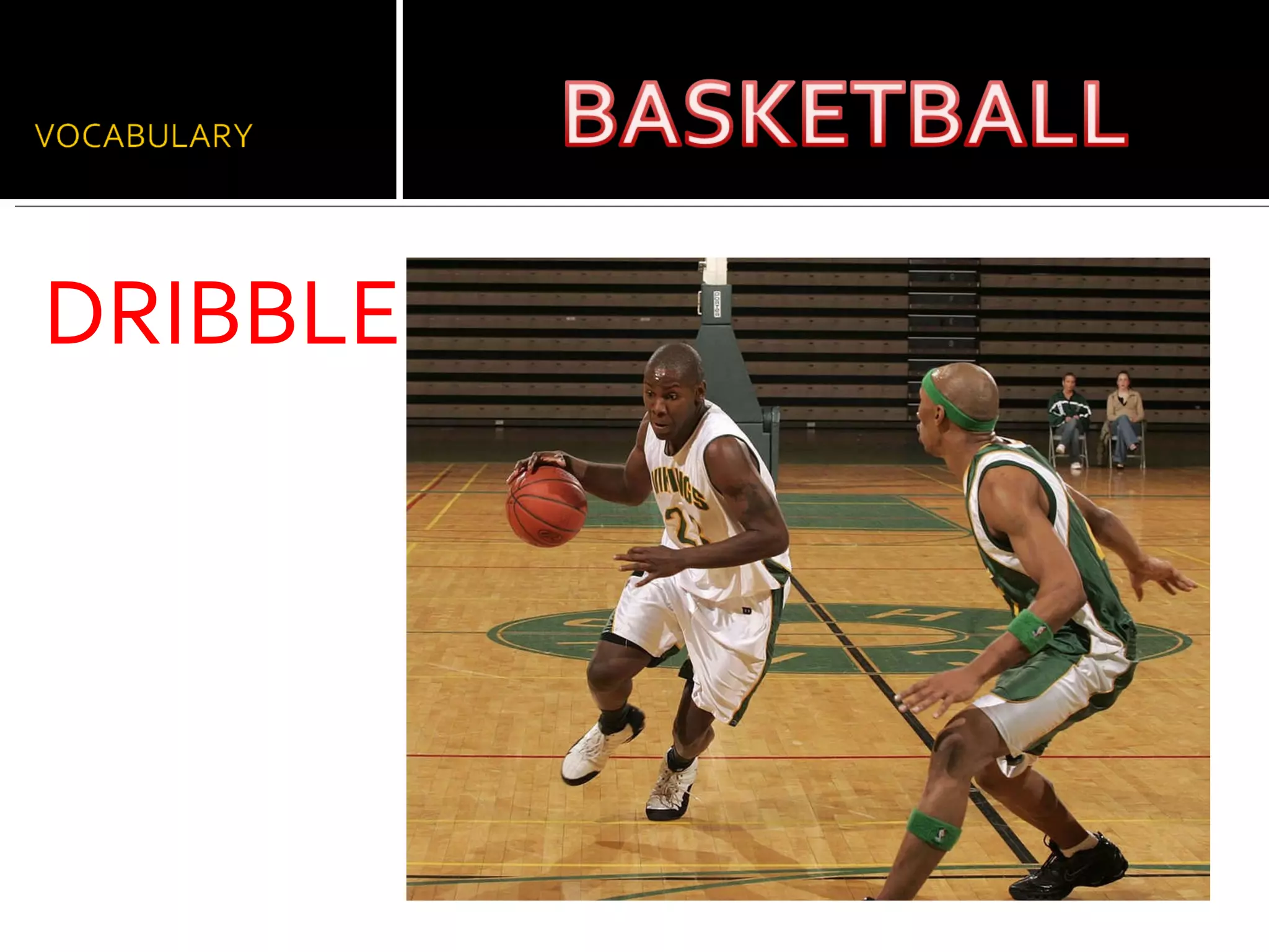 Basketball Vocabulary 1º ESO Secciones | PPT
