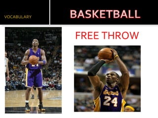 Basketball Vocabulary 1º ESO Secciones | PPT