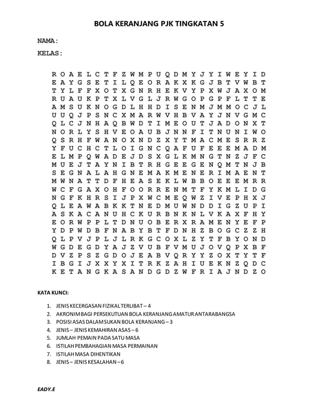 Basketball wordsearch | DOCX | Basketball | Sports