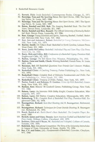 basket resource guide- dean smith. | PDF