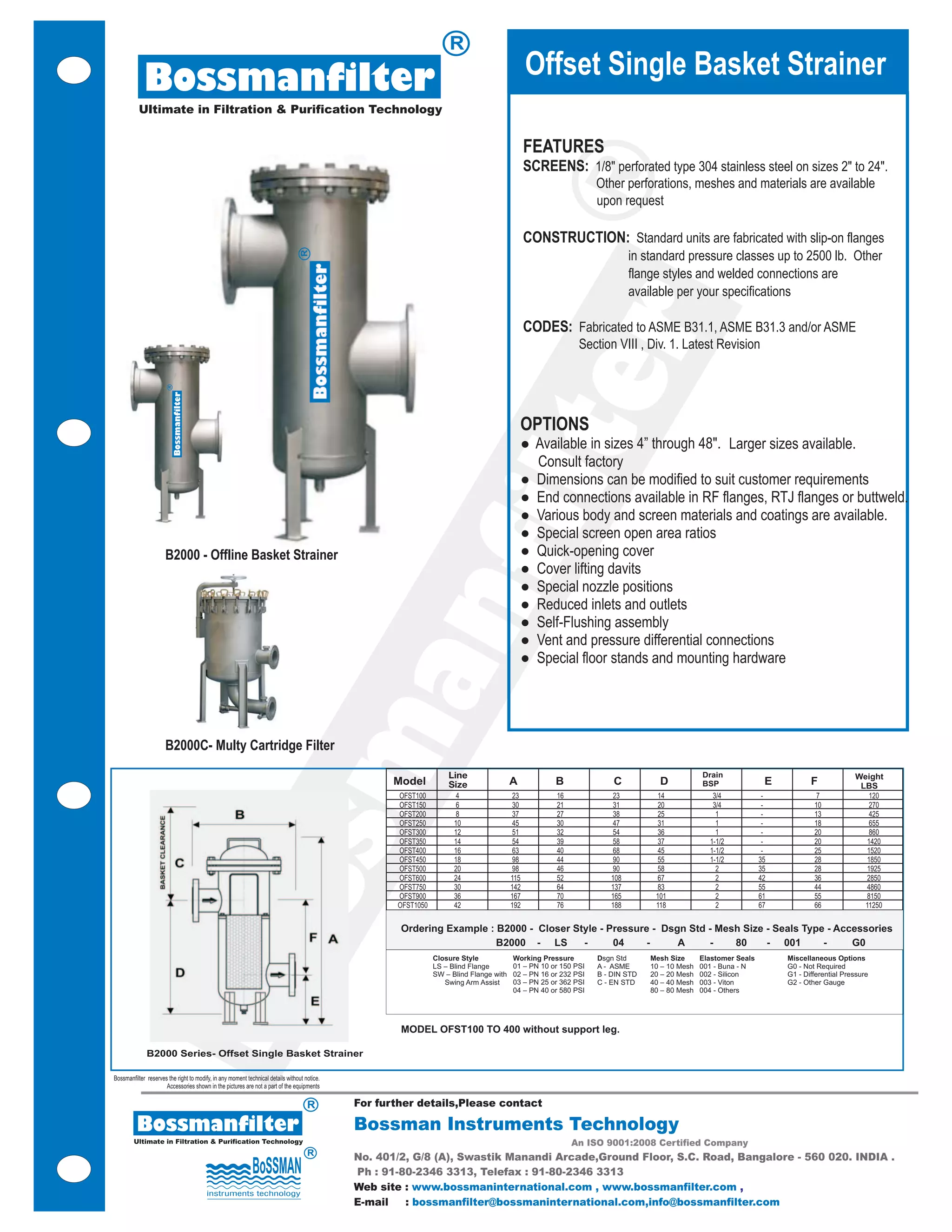Basket strainers | PDF
