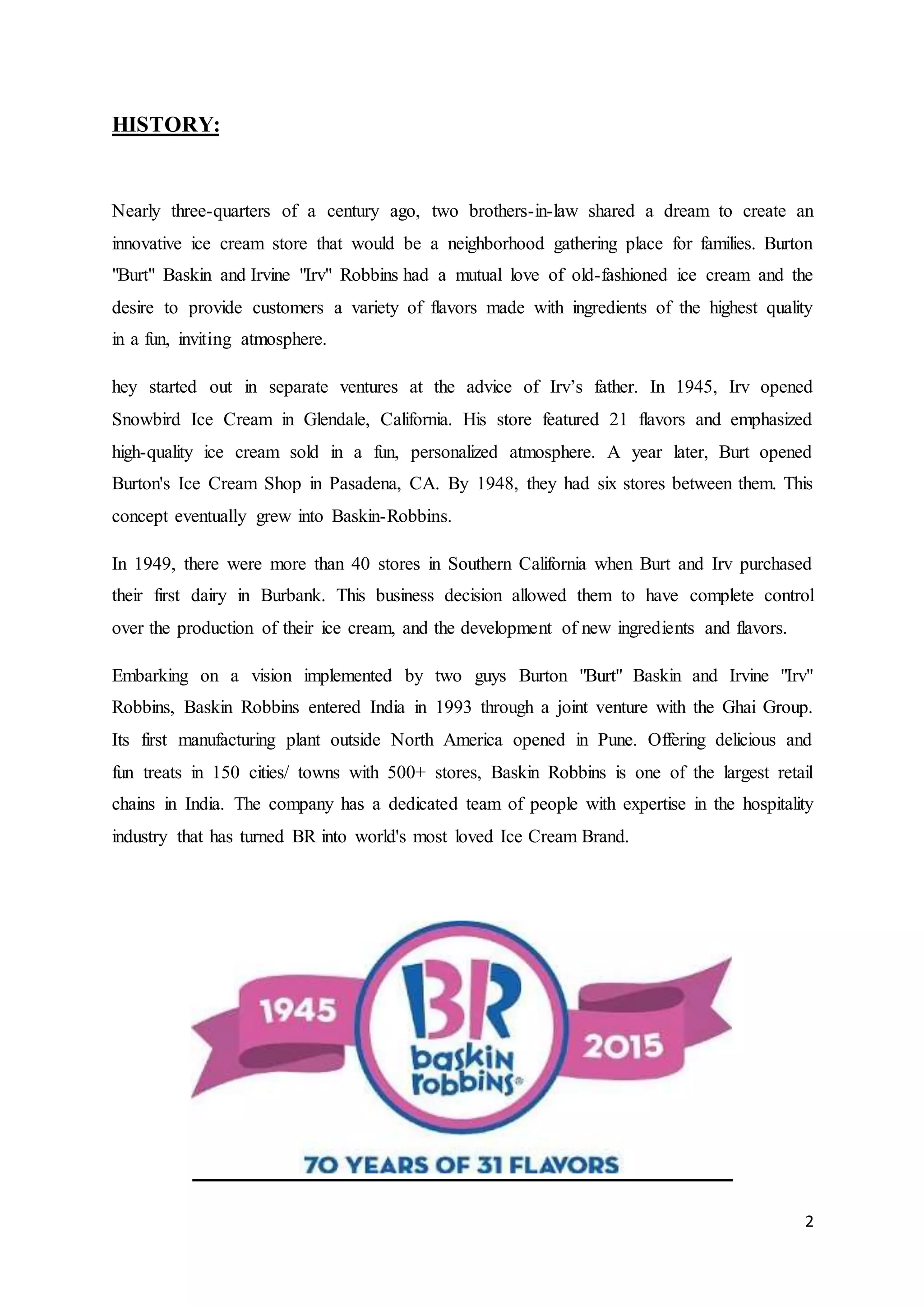 Baskin and robins | DOCX