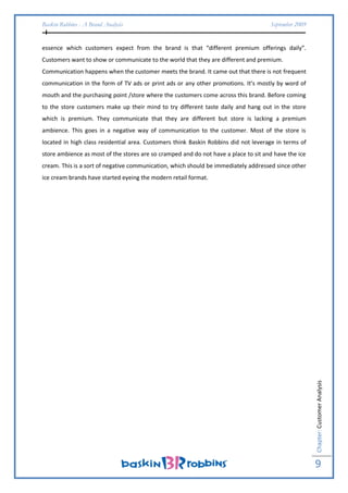 Baskinrobbinsproject 090923103908-phpapp02 | PDF