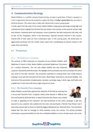 Baskinrobbinsproject 090923103908-phpapp02 | PDF