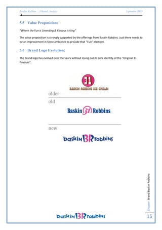 Baskinrobbinsproject 090923103908-phpapp02 | PDF