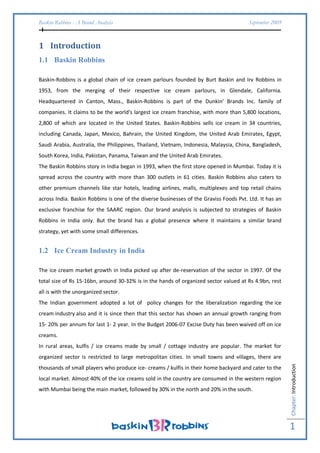 Baskinrobbinsproject 090923103908-phpapp02 | PDF