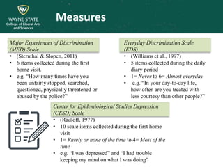 Everyday Discrimination, Gender Differences in Major Lifetime ...