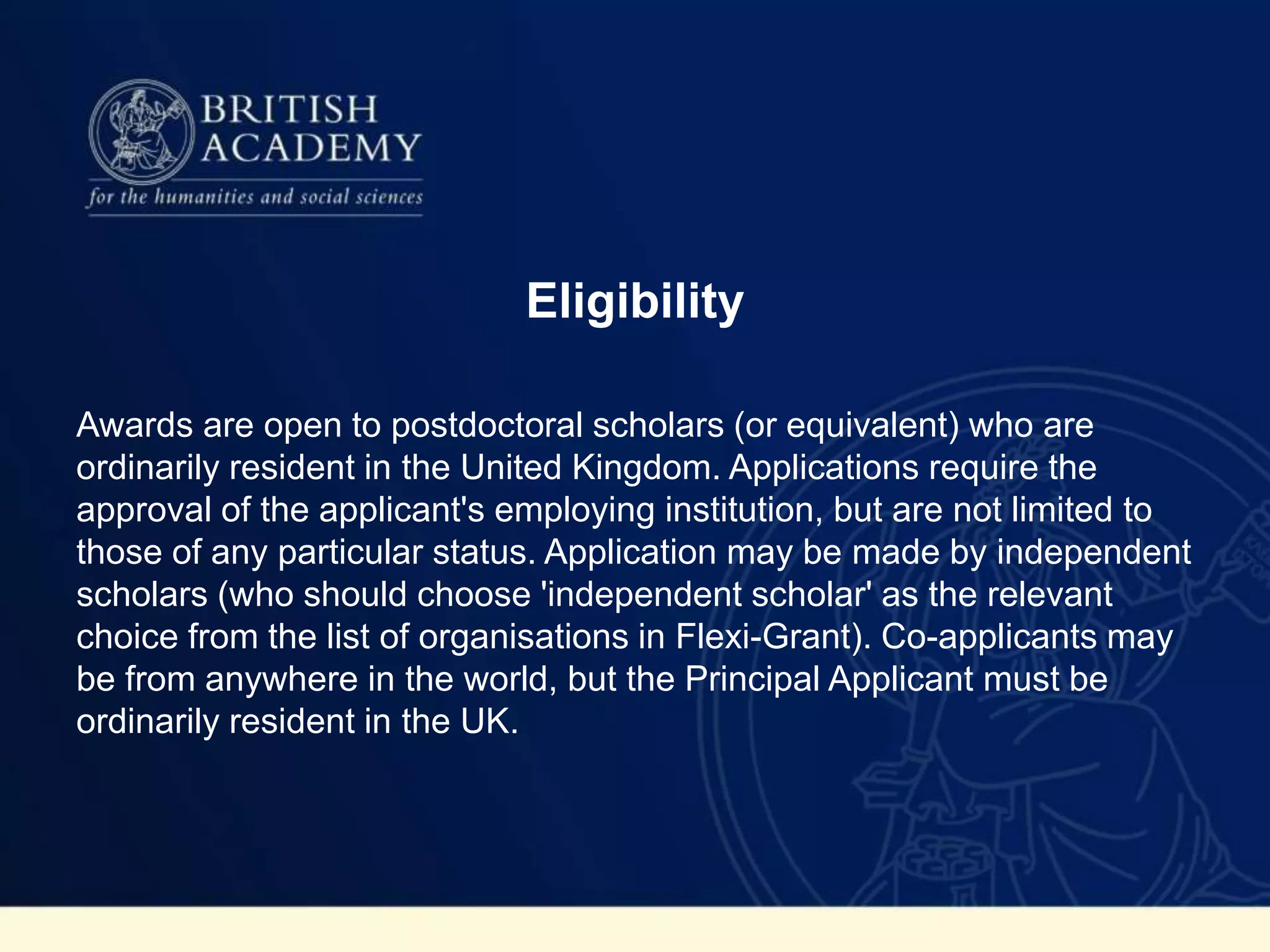 Ba small research grants 2018-2019 | PPT