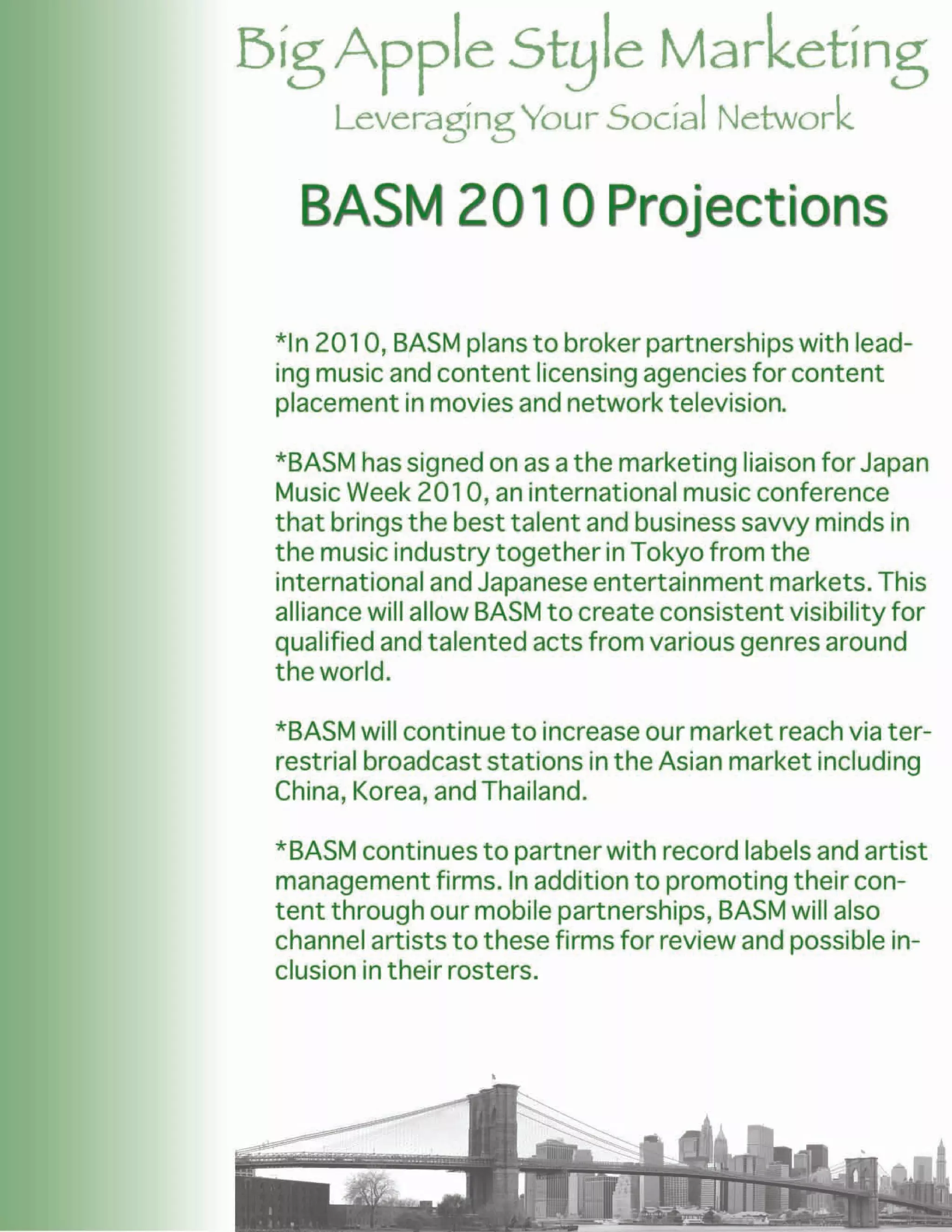 BASM Digital Distribution Deck | PDF