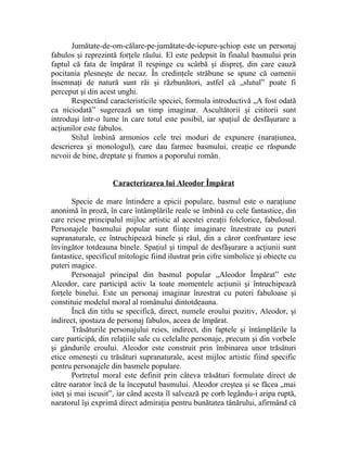 Basmul aleodor imparat | DOC