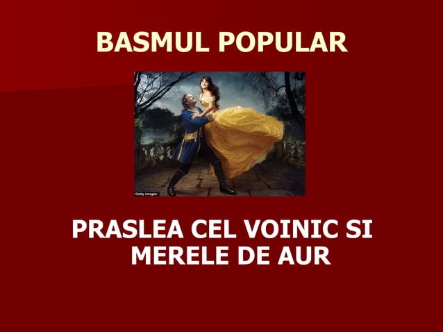 Basmul popular | PPT