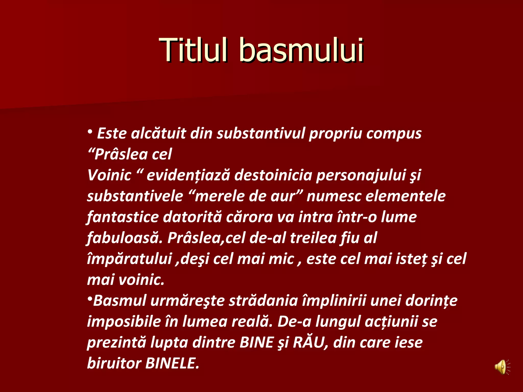 Basmul popular | PPT