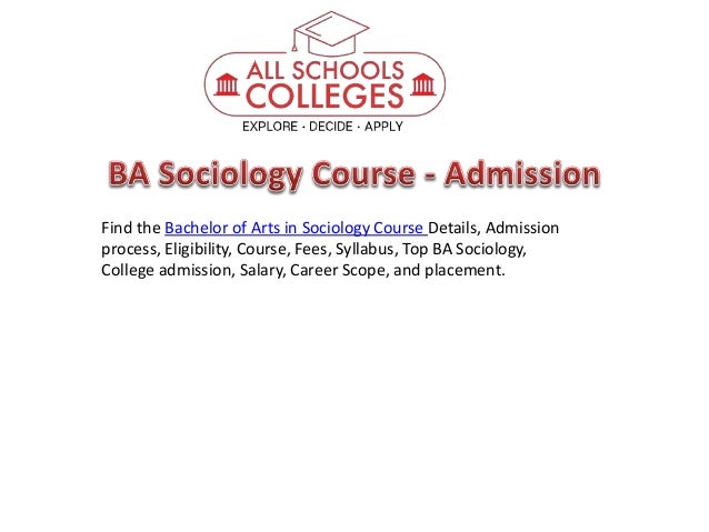 BA Sociology Course - Admission.pptx