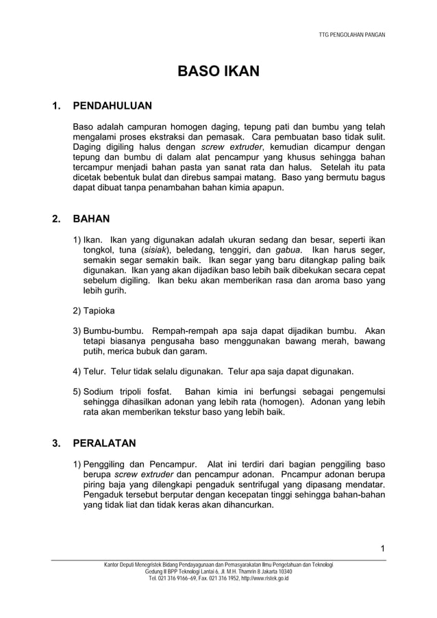 Baso ikan | PDF
