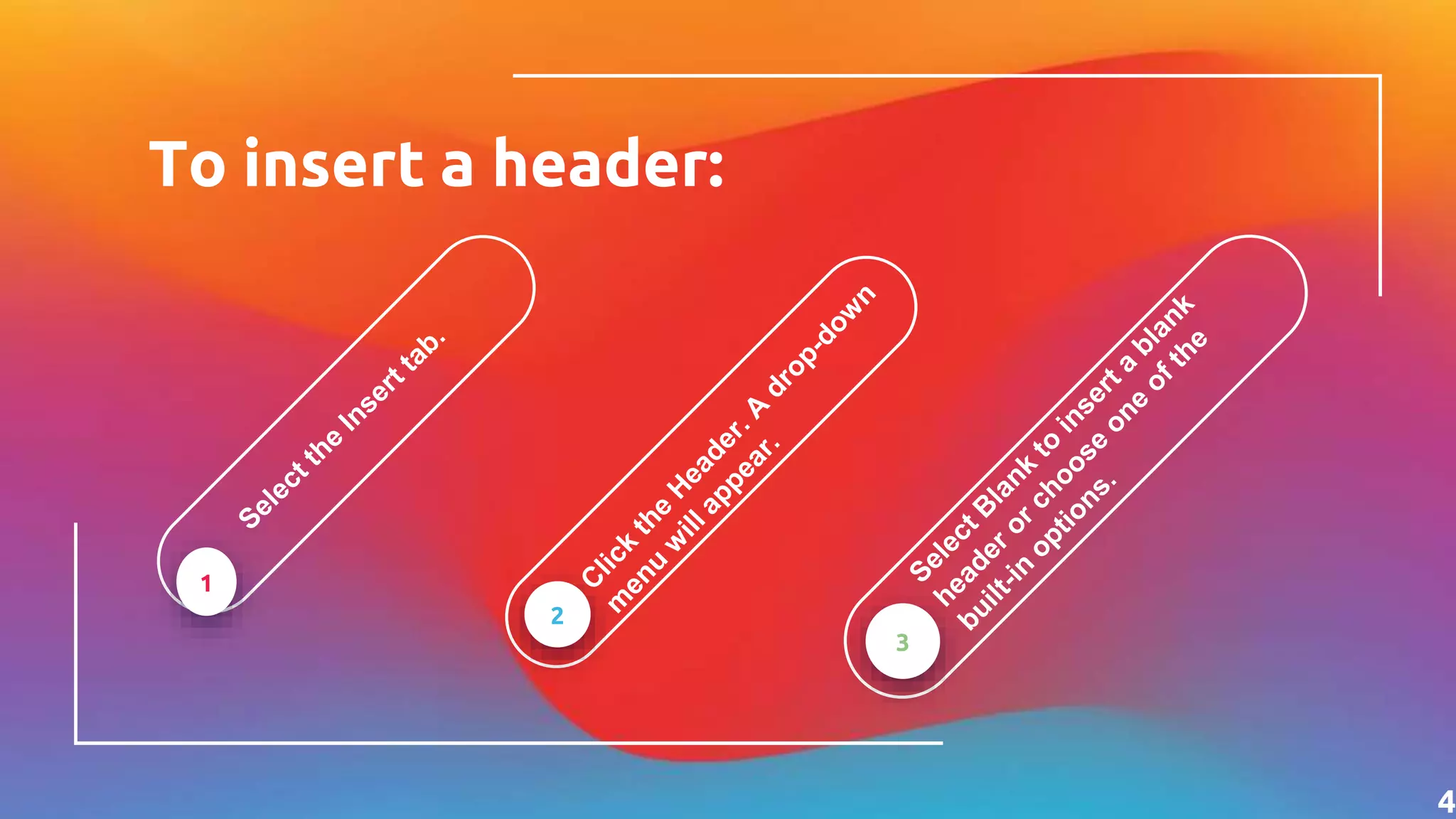 Microsoft Header and Footers | PPTX