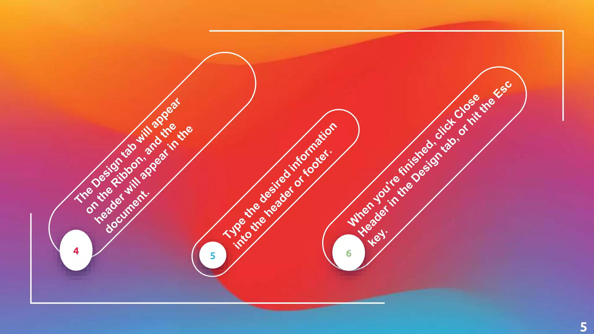Microsoft Header and Footers | PPTX