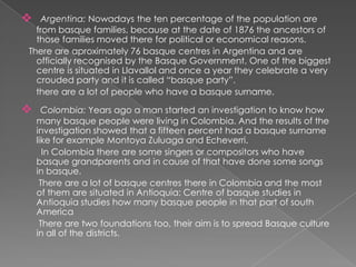 Basque diaspora | PPTX