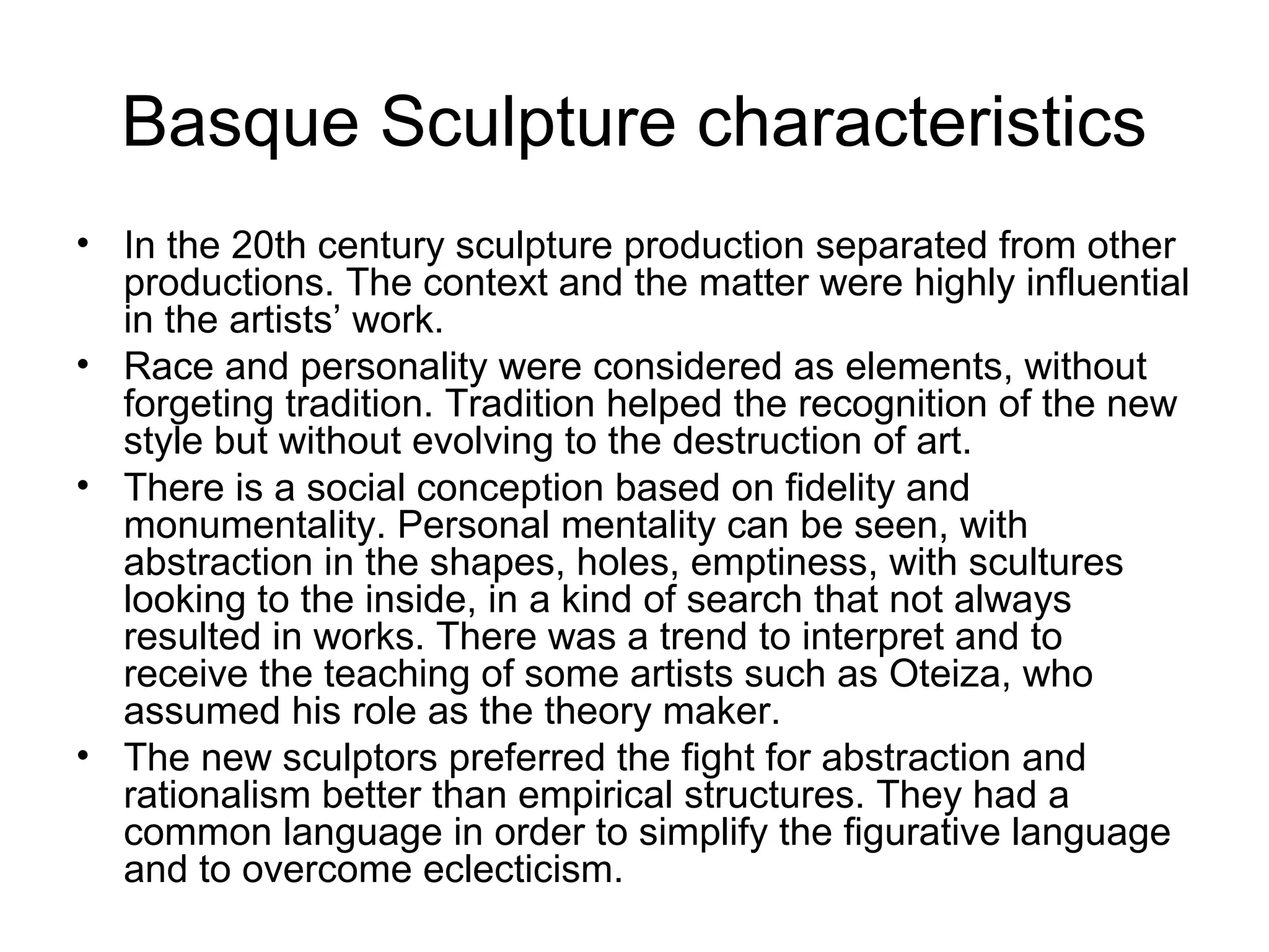 Basque sculpture | PPT