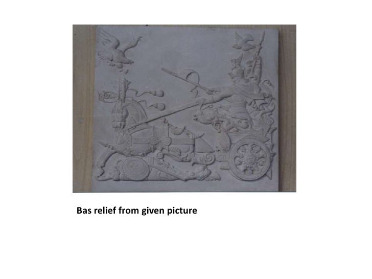 Sample of Bas Relief artwork