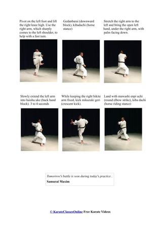 Shotokan bassai dai PDF | PDF