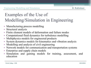Simulation-Modelling In Science & Engineering [Bassam Rakhshani] | PPTX