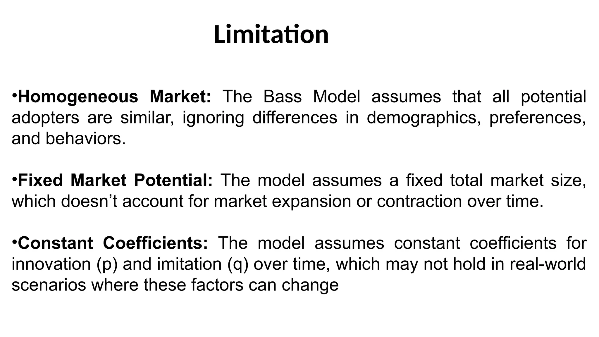 Bass Diffusion Model.pptx ON BUSINESSS STUDY | PPTX