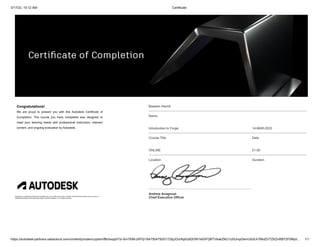 Introduction to Forge | PDF