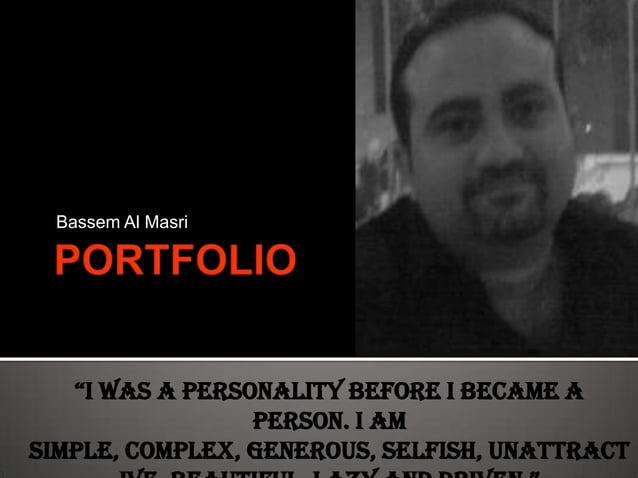 Bassem Al Masri Portfolio | PPT