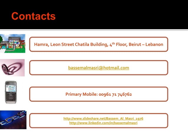 Bassem Al Masri Portfolio | PPT