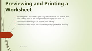 Microsoft Excel Presentation | PPTX