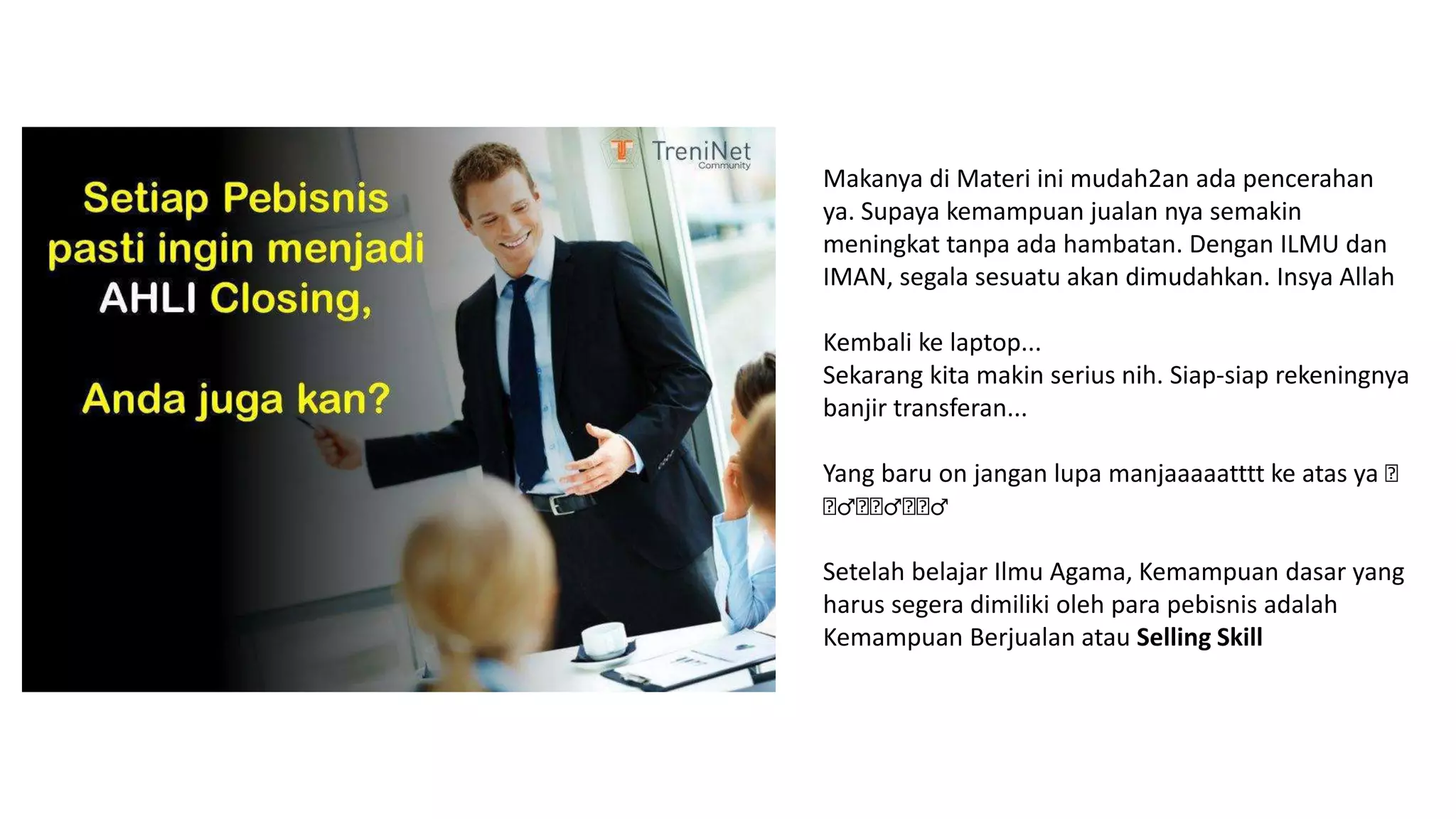 Bassic selling skill (cara menjual tanpa hambatan) | PPTX