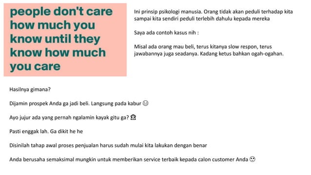 Bassic selling skill (cara menjual tanpa hambatan) | PPTX