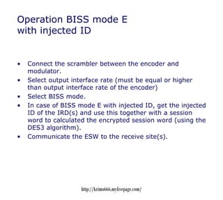 Bassics Of Biss Scrambling | PDF | Computing | Technology & Computing