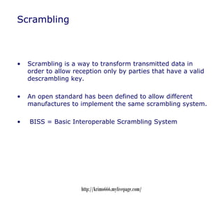 Bassics Of Biss Scrambling | PDF | Computing | Technology & Computing