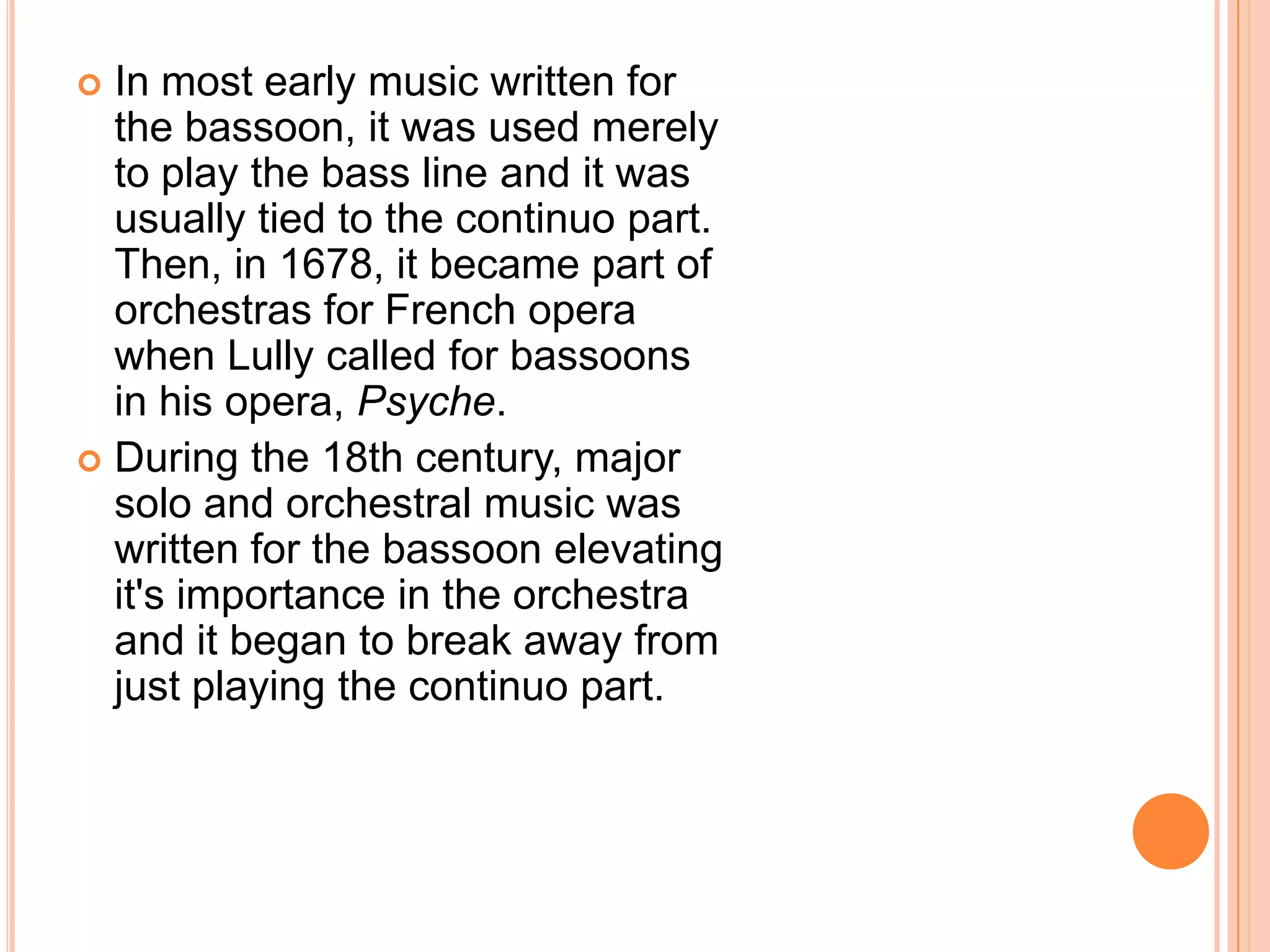 Bassoon | PPTX