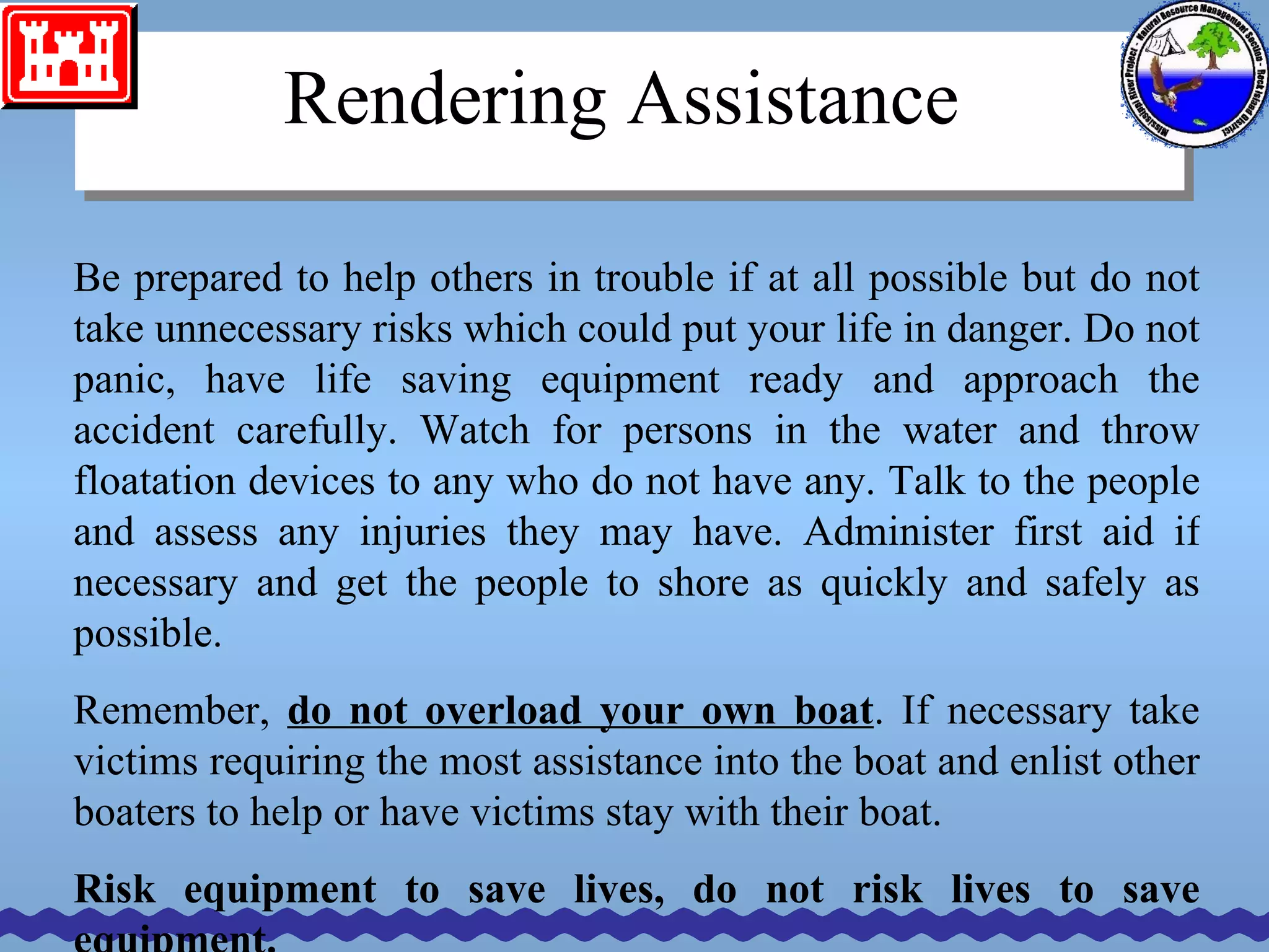 Boaters Safety Slideshow #1 | PPT