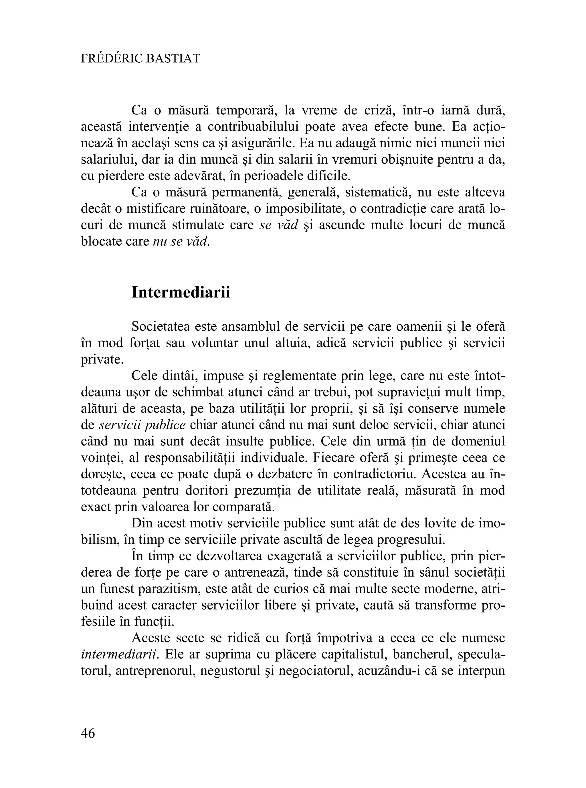 Bastiat, frederic statul | PDF